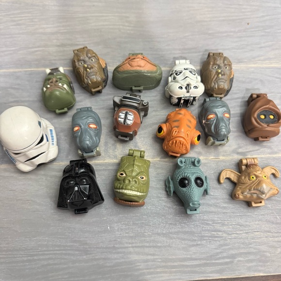 Star Wars | Toys | Vintage Lot Of Star Wars Micro Machines Mini Heads 5 ...